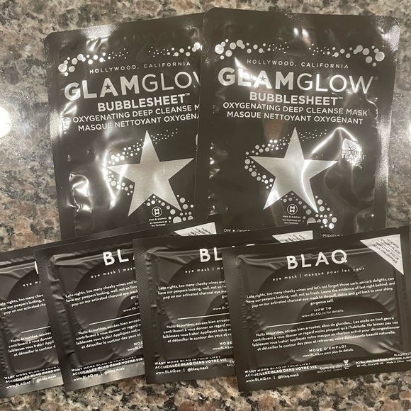 Skincare | Glam Glow Bubble Sheet And Blaq Masks | Poshmark